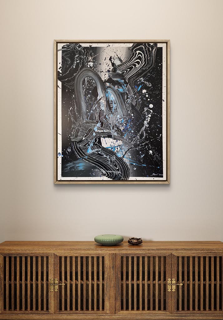 PLAVA - Jasnaartstudio Slika na prodaju 100x80cm | Art Studio Visio ...